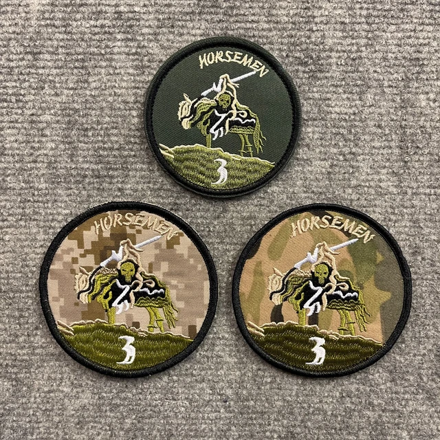 US NAVY SPECIAL Forces SEAL Team 3 Horseman Embroidered Morale Patch ...