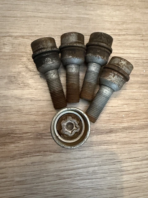 VW TRANSPORTER T5 T6 Genuine locking wheel nuts key tool V 19mm For 16 ...