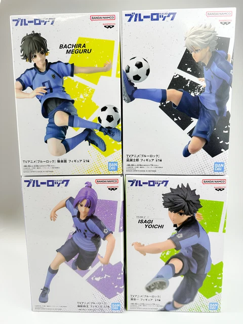 BLUE LOCK ISAGI Nagi Bachira Reo Figure Set of 4 Banpresto from Japan ...