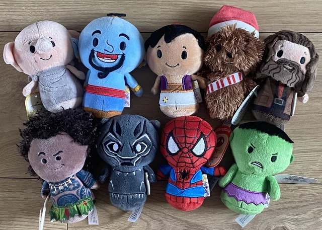 HALLMARK ITTY BITTYS X9 Various Characters Hagrid Hulk Genie Chewbacca ...