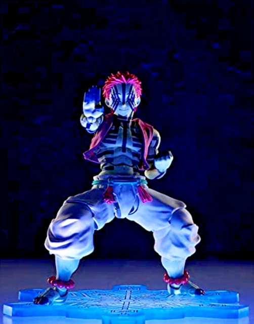 BUZZMOD DEMON SLAYER Kimetsu No Yaiba AKAZA 1 12 Action Figure Effect 