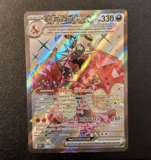 CARTA POKEMON CHARIZARD Ex SVP 074 - Destino Di Paldea - Ita Near Mint ...