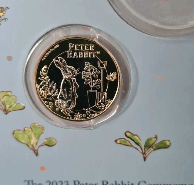 2023 THE WORLD of Peter Rabbit £2 pounds coin + Album BUNC NEW. £24.85 ...