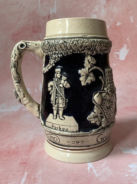 VINTAGE KING ORIGINAL German Beer Stein Heidelberg Souvenir Perkeo ... VINTAGE KING ORIGINAL German Beer Stein Heidelberg Souvenir Perkeo ...
