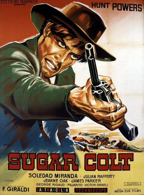 SUGAR COLT, HUNT POWERS, repro affiche cinéma VINTAGE (40x60 cm), HQ ...