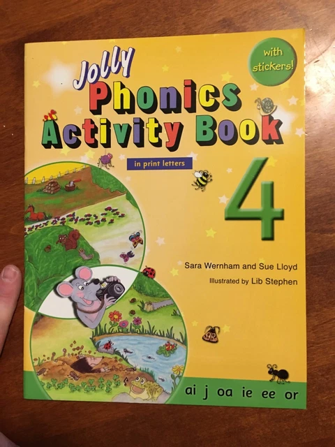 JOLLY PHONICS ACTIVITY Book 4: In Print Letters (American English ...