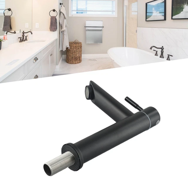 ROBINET D' VIER DE cuisine bassin noir mat robinet froid simple fil G1/2 EUR 22,54 - PicClick FR