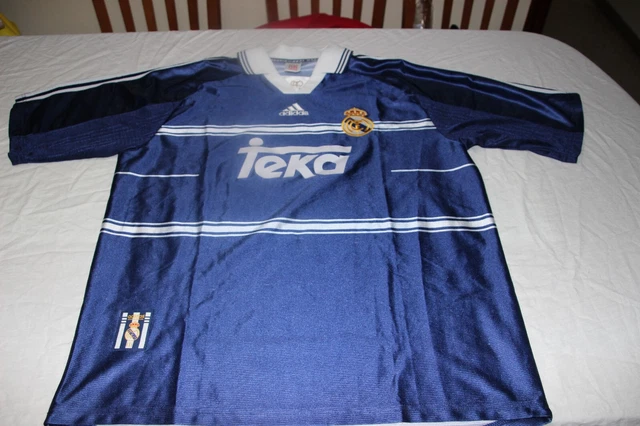 CAMISETA DE FUTBOL Oficial Vintage Real Madrid 1998 1999 Adidas Talla L Teka EUR 179,95 ...