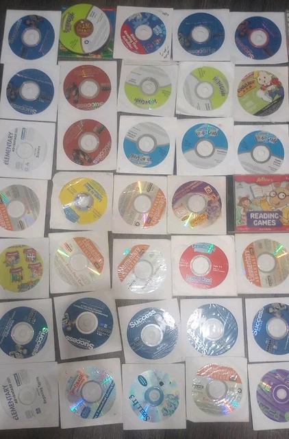 HUGE LOT OF 62+ Learning/Educational/Kids PC Games - Soft Sleeves ...