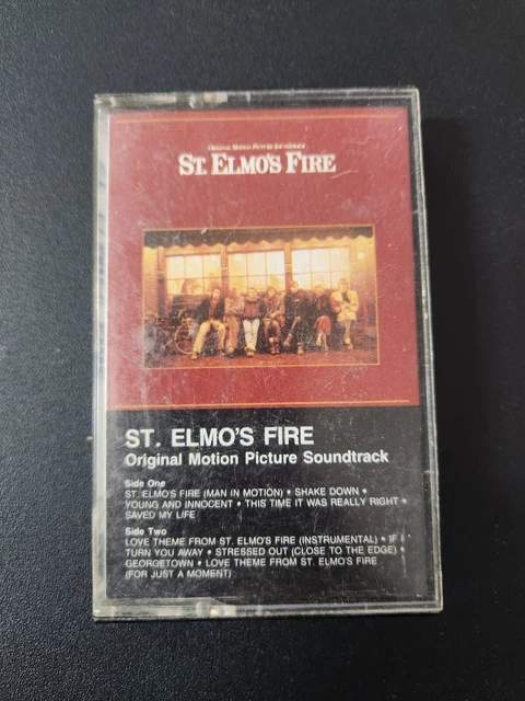 VINTAGE 1985 CASSETTE Tape St Elmos Fire Original Motion Picture ...