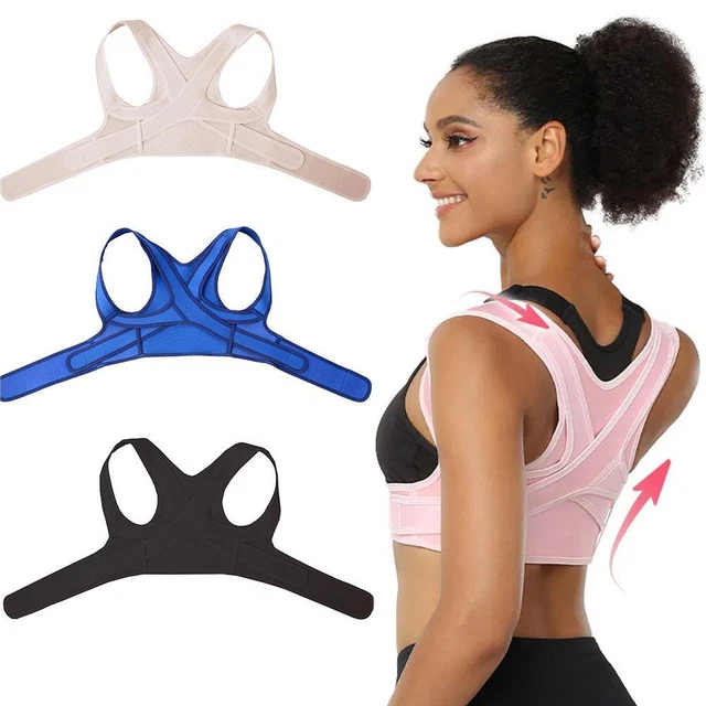 POSTURE CORRECTOR MEN Women Upper Back Pain Brace Clavicle Support ...