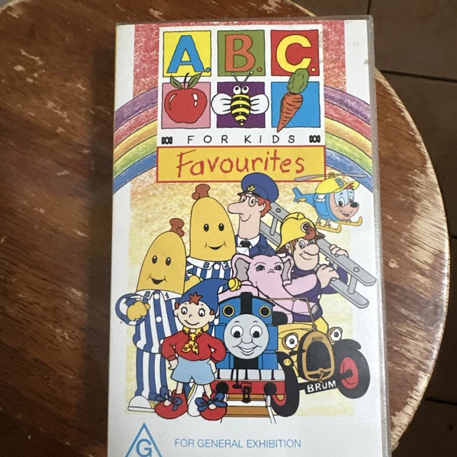 ABC FOR KIDS - Favourites (VHS,1997) PAL VHS - NODDY, BRUM THOMAS ...