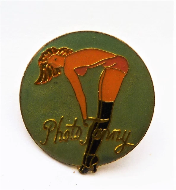 Antique Pins Pins Sexy Woman Erotic Pin Up Photo Fanny £4 15