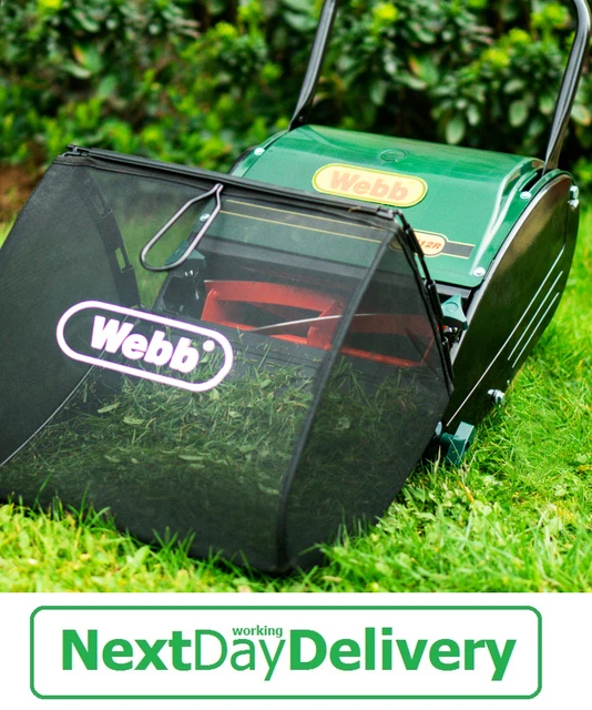 NEW WEBB REAR Roller Push Cylinder Mower - WEH12R - 5060012808792 - £ ...