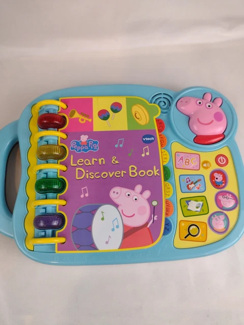 PEPPA PIG Learn And Discover Book VTech Interactive Talking V-Tech Nick ...