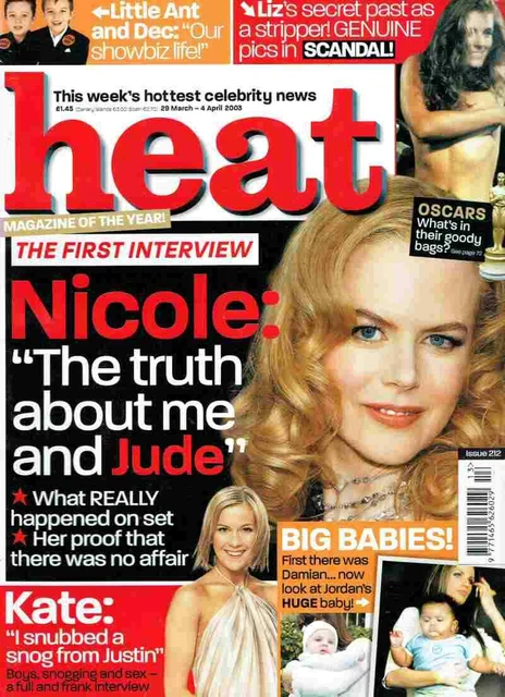 HEAT NICOLE KIDMAN Friends Kelly Osbourne Madonna Kate Lawler Lisa ...
