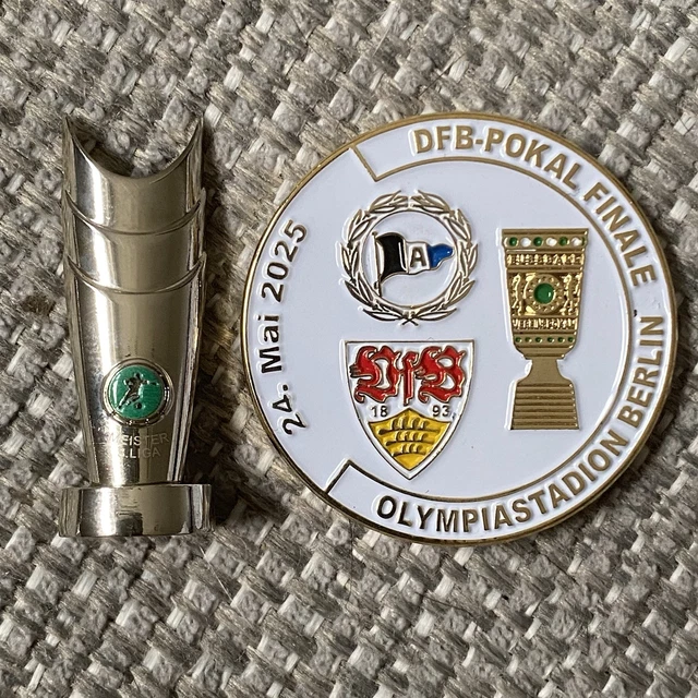 DFB FINALE 2025 Arminia Bielefeld DFB Pokalfinale Pin und 3 Ligameister ...