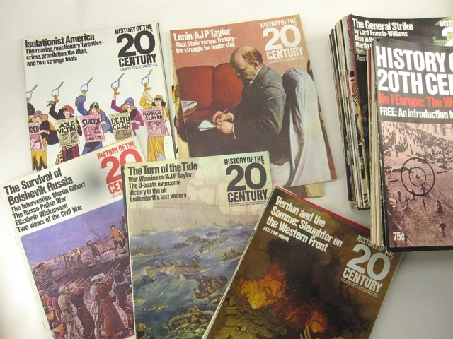 HISTORY OF THE 20TH CENTURY Magazine Lot Of 82 Military War Political ...