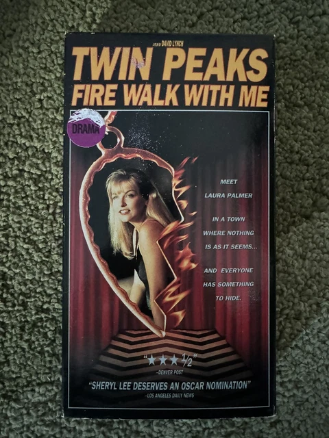 TWIN PEAKS FIRE Walk With Me VHS Tape Movie David Lynch 1992 Release £ ...