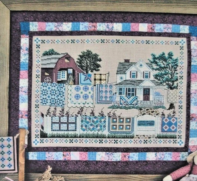 QUILT SHOW ART of the Needle Counted Cross Stitch Pattern Linda Myers ...