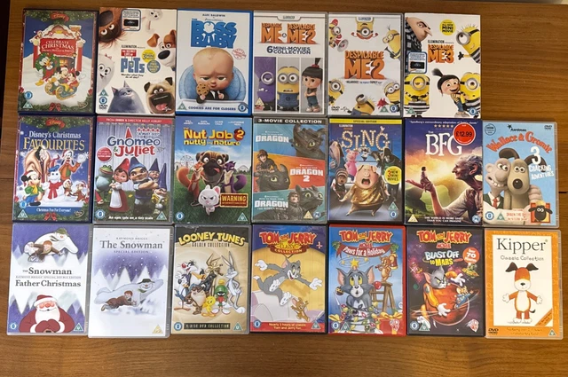 20 CHILDREN DVD Bundle Family Kids Job Lot Universal Classics WB BBC ...