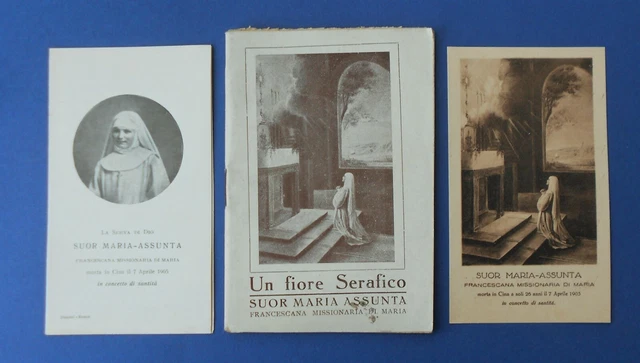 SANTINO HOLY CARD Suor Maria Assunta Pallotta 3 pezzi EUR 9,00 ...