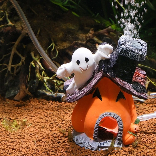 AQUARIUMS PUMPKIN HOUSE Scene Decors Fish Tanks Underwater Shelter Cave ...