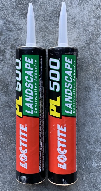 LOCTITE PL500 1654392 10 oz Landscape Block Adhesive - Pack of 2 $19.20 ...