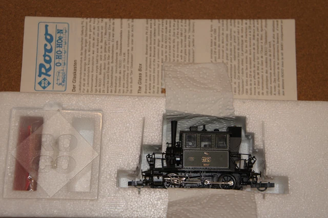 ROCO H0 DAMPFLOK 43256, Bay. Glaskasten PtL 4510, DC analog, OVP EUR 49 ...