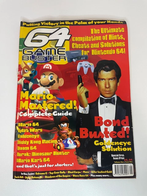 64 GAME BUSTER Magazine Issue 1 £3.99 - PicClick UK