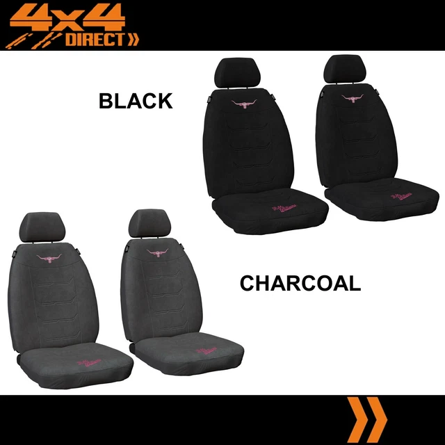 1 ROW CUSTOM Rm Williams Jillaroo Seat Covers For Nissan Navara 95-97 ...