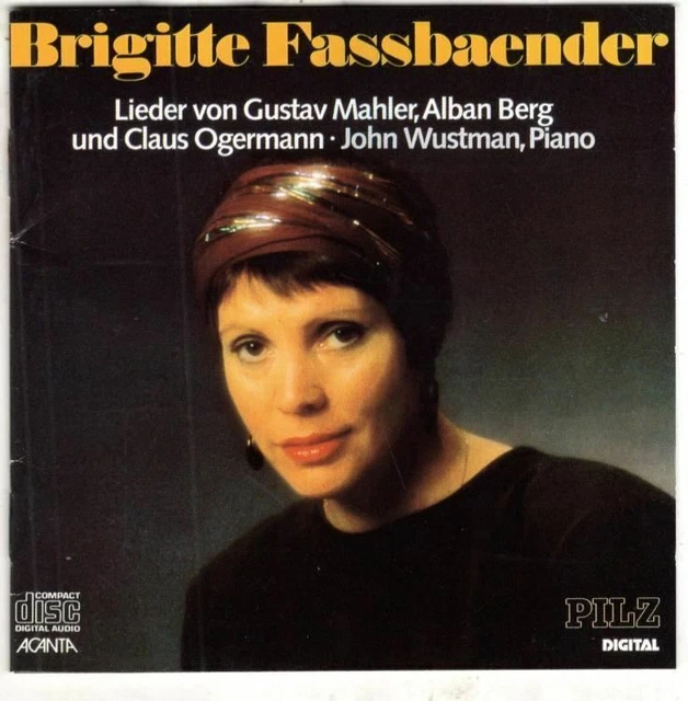LIEDER VON GUSTAV Mahler, Alban Berg Und Claus Ogerman : Brigitte ...