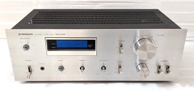 AMPLIFICATORE PIONEER SA-508 stereo integrated amplifier hifi vintage ...