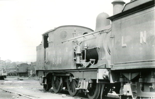 RAILWAY PHOTO LNER 2-4-2T No 8088 at Stratford 1936 by Casserley £1.50 ...
