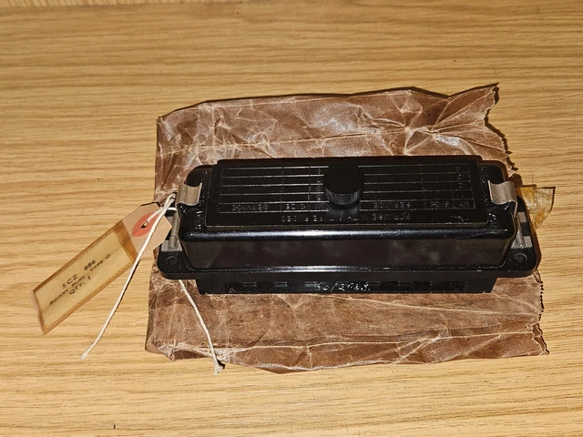 WW2 WWII RAF 1940's Aircraft Instrument Cockpit Bakelite Fuse box Type ...