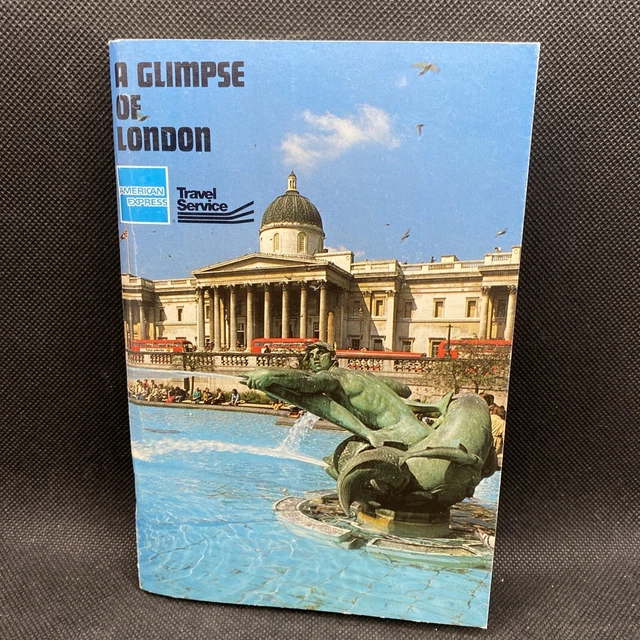 A GLIMPSE OF London with American Express ~ Vintage 1977 Travel Booklet ...