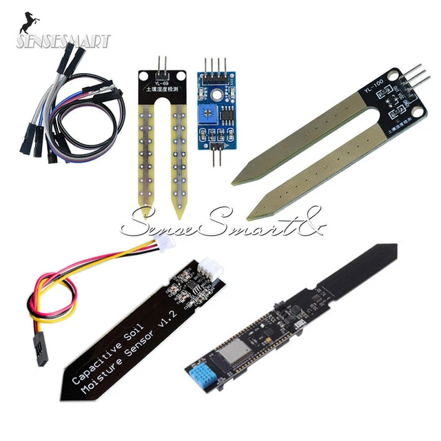 ESP32 DHT11 CP2104 Soil Hygrometer Detection Module Moisture Sensor for ...
