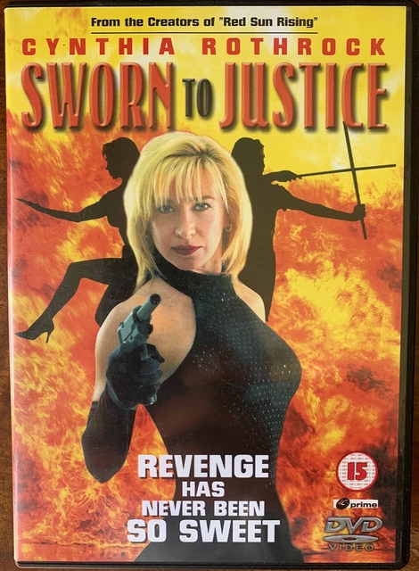 SWORN TO JUSTICE DVD 1996 Martial Arts Action Film Movie with Cynthia ...