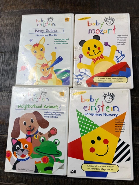 LOT 16 KIDS DVDs Baby Einstein SpongeBob Mickey Pikachu Clifford Robots ...