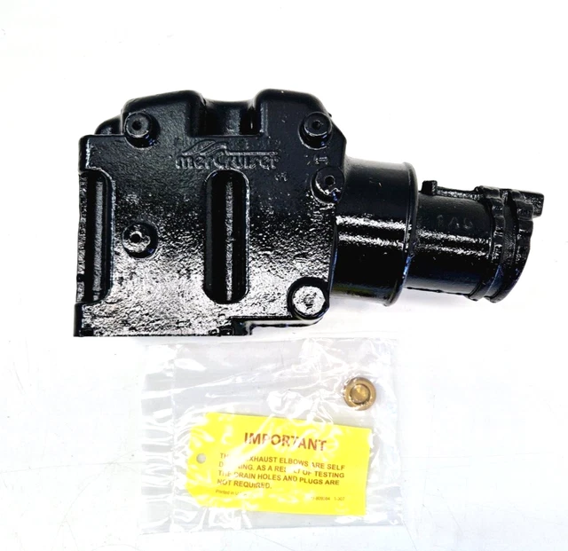 GENUINE MERCRUISER INBOARD Engine Motor Sterndrive Exhaust Elbow ...