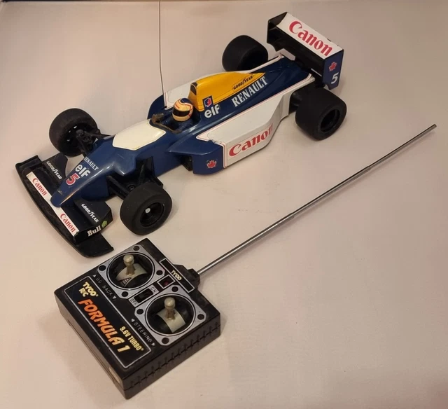 RARE VINTAGE TYCO RC 9.6V Turbo Nigel Mansell Renault Formula 1 RC 90s ...