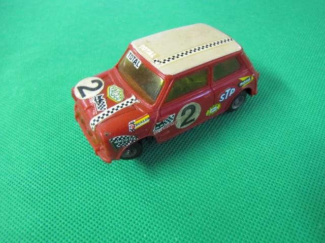 VOITURE CIRCUIT JOUEF Cooper 1300 Austin Mini ? Made In France Slot Car ...