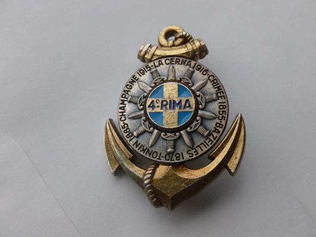 INSIGNE 4 RIMA Infanterie Marine Marsouin Delsart EUR 4,00 - PicClick FR