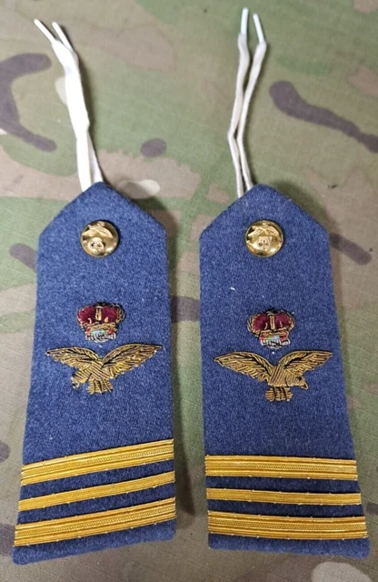 WING COMMANDER SHOULDER Board Epaulette RAF Regiment Royal Air Force ...