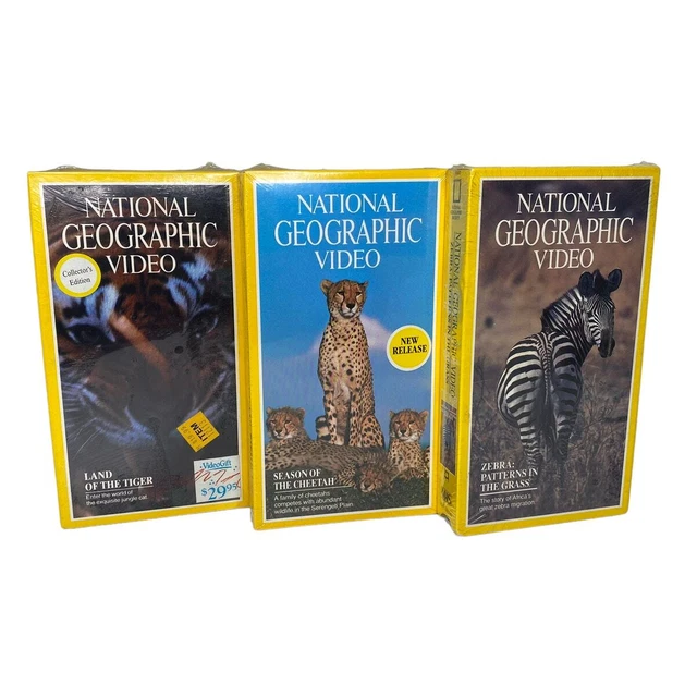 NATIONAL GEOGRAPHIC VHS Bundle of 3 New Sealed £26.44 - PicClick UK