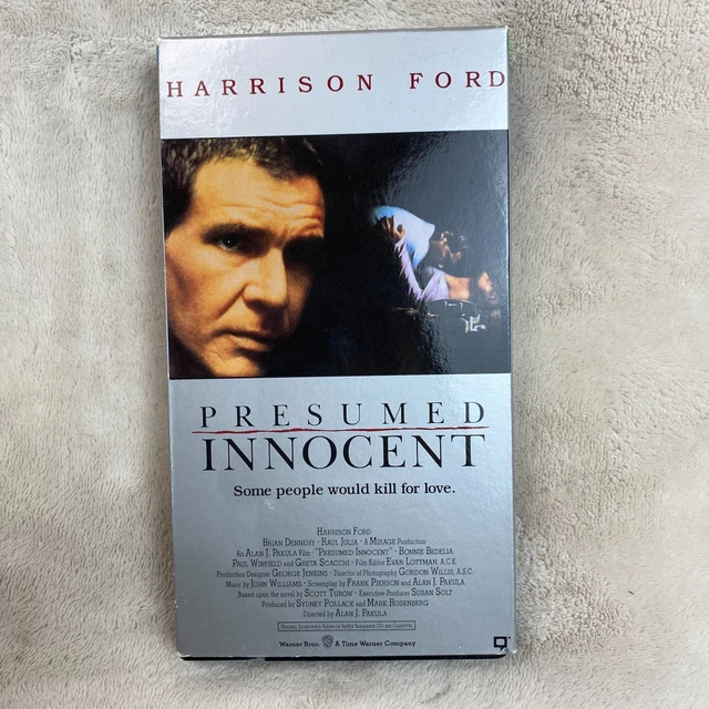 PRESUMED INNOCENT 1990 Harrison Ford Raul Julia Mystery Thriller $10.00 - PicClick CA