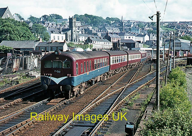 PHOTO IRISH RAILWAY 6x4 70-class set leaving Waterside - 1974 £2.00 ...