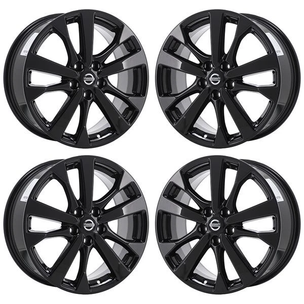 18& NISSAN ALTIMA Gloss Black Exchange Wheels Rims Factory Oem 62720 ...