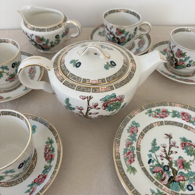 JOHN MADDOCK 1930S Antique Royal Vitreous Indian Tree 3 Tea-set £73.52 ...