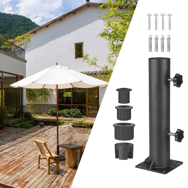 SUPPORT DE PARASOL De Patio, Support De Parasol Robuste Pour Tables EUR ...